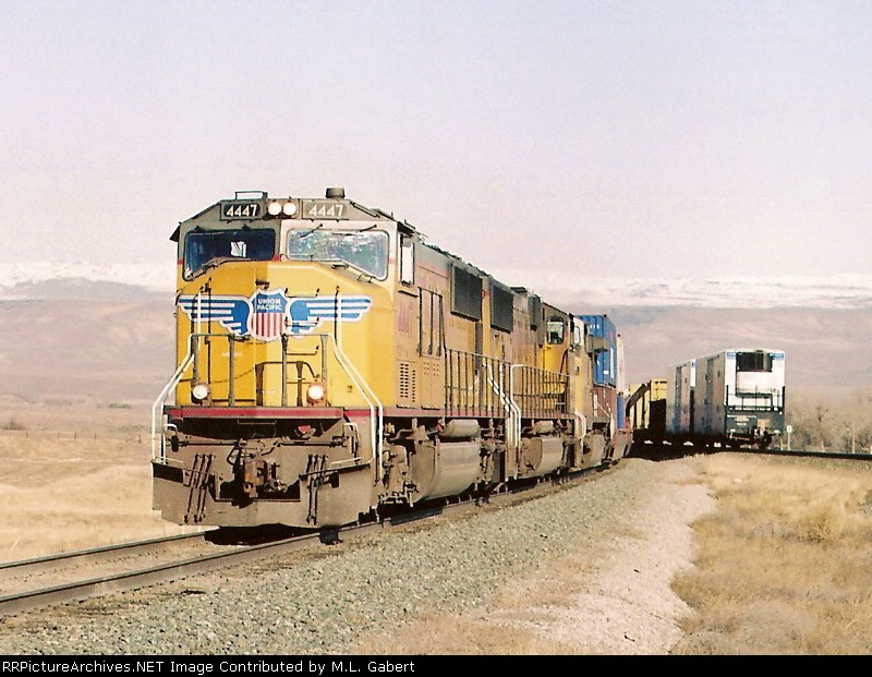 UP 4447 works uphill